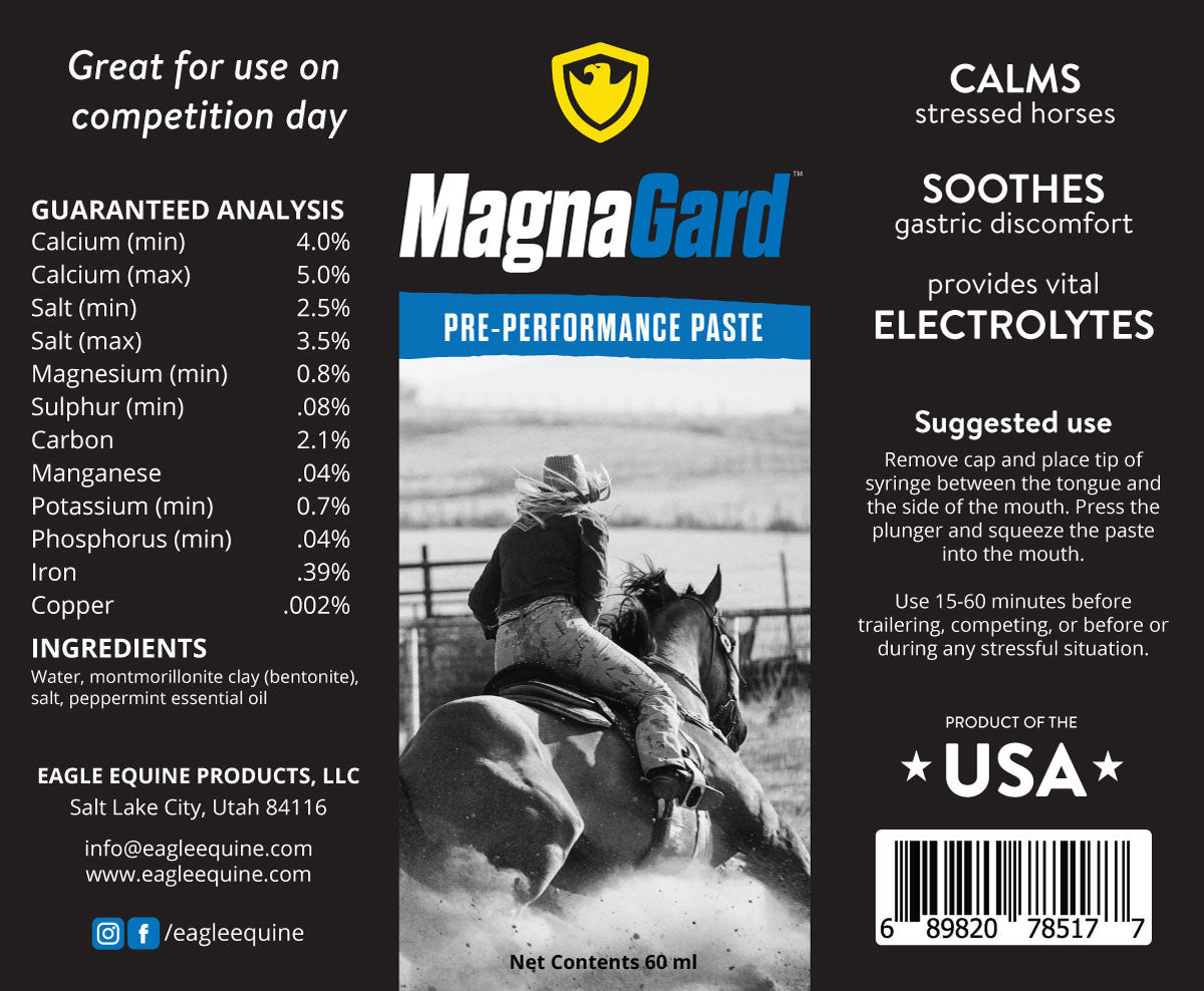 Calming Paste for Horses | MagnaGard Pre-Performance Paste – Eagle ...